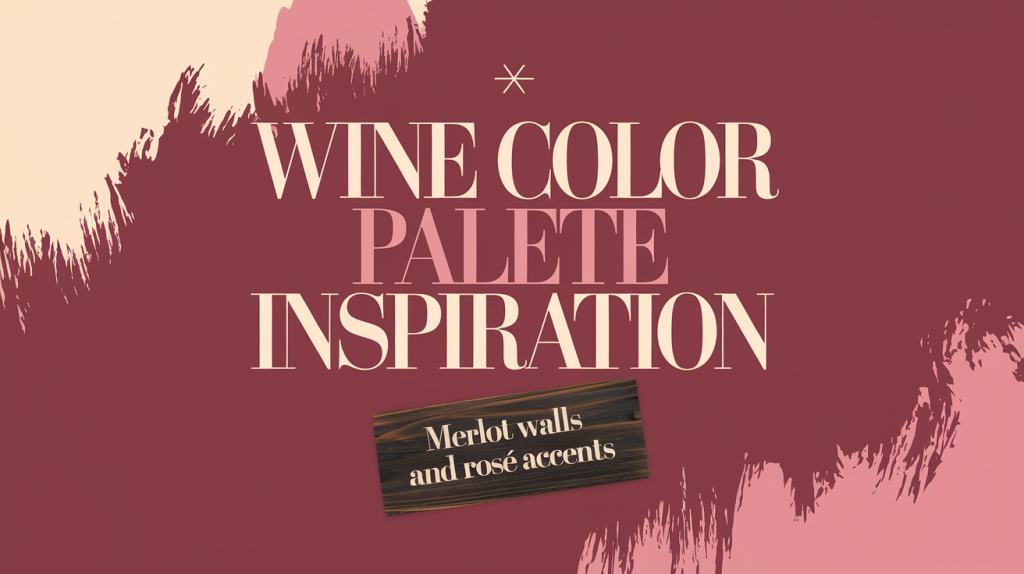 Merlot Walls and Rosé Accents: Wine Color Palette Inspiration Wineful ...