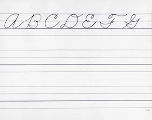Beginner s Writing Paper With Alphabet Lower Case Manuscript 