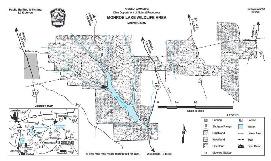 Monroe Lake Wildlife Area - Monroe, Ohio, US - Birding Hotspots