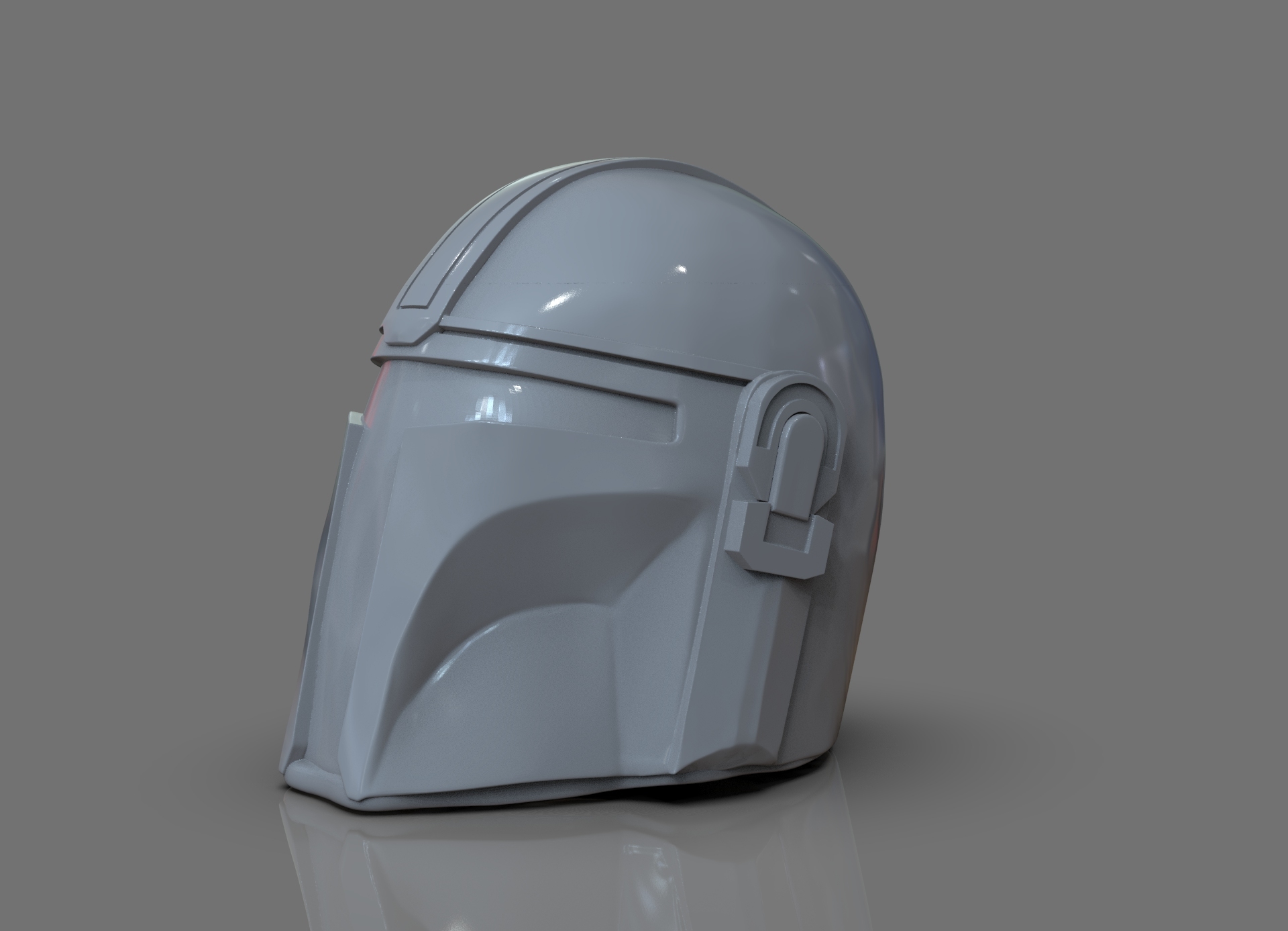 CGMEETUP - The Mandalorian Helmet Vase by Pablo Garcia Garcia