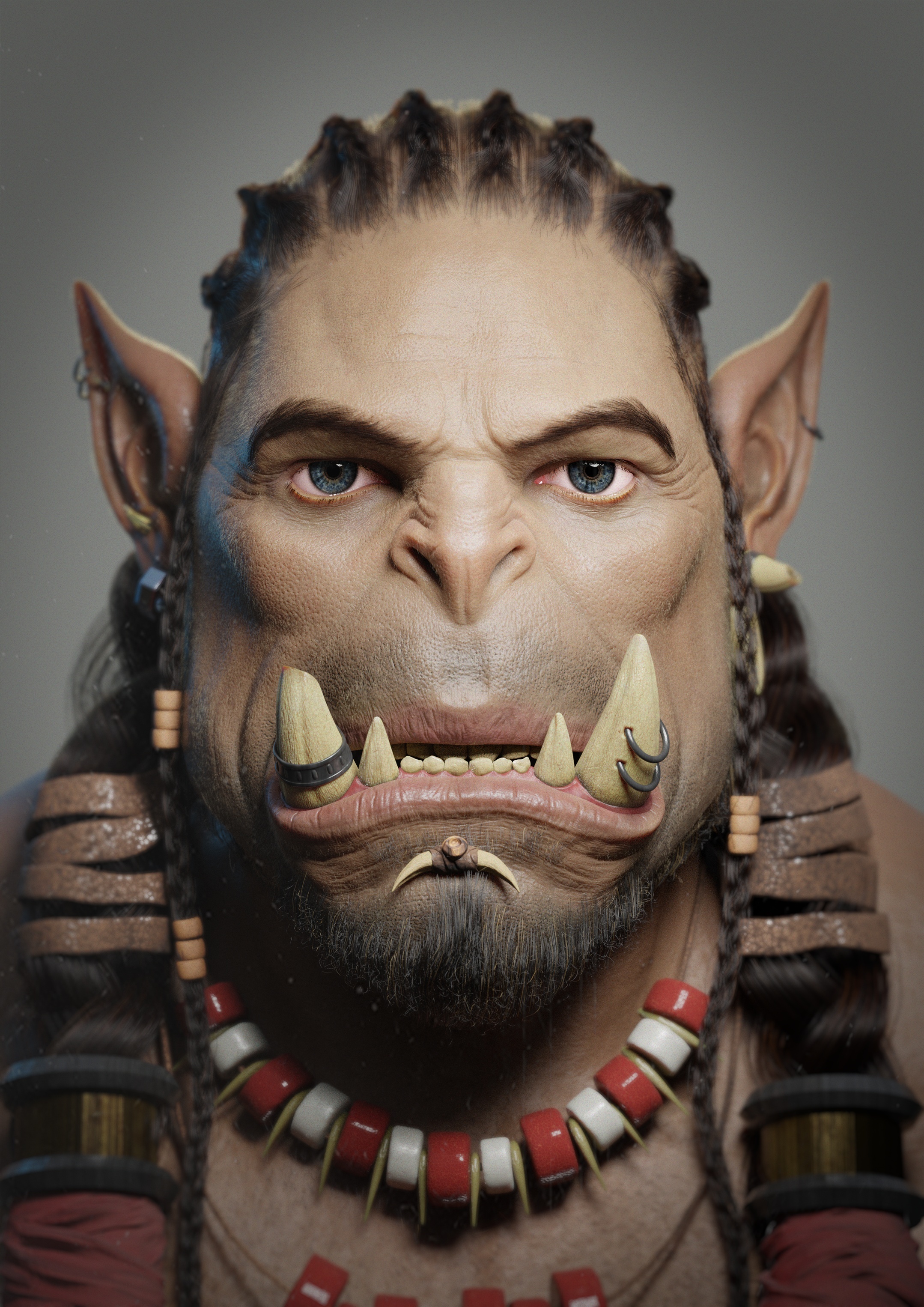 CGMEETUP - Durotan Portrait by Claudio Cirino