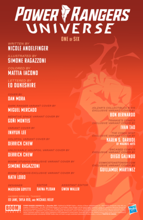 Power Rangers Universe | English | GlobalComix