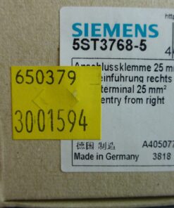 *Lot of 11* Siemens 5ST3768-5 Cable Terminals – GPM Surplus