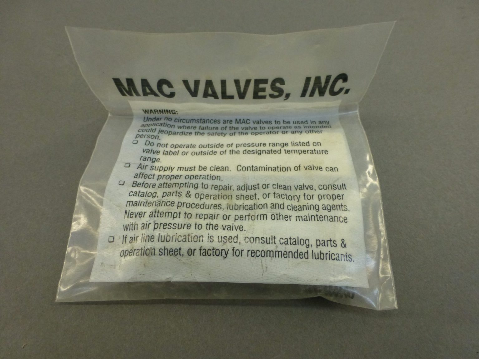 Mac Valves K-55002 Valve Repair Kit – GPM Surplus