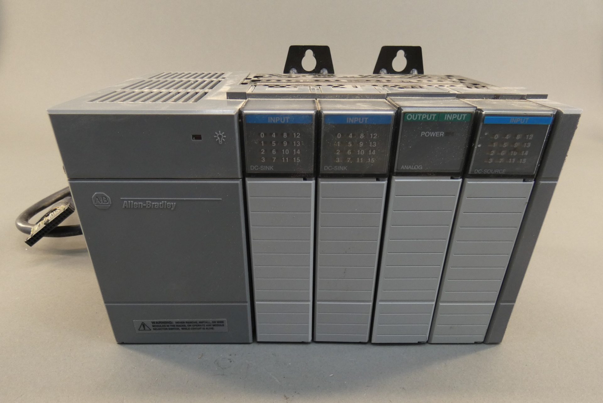 Allen-Bradley SLC 500 1746-P2 Power Supply, 1746-A4 4-Slot Rack, 1746 ...
