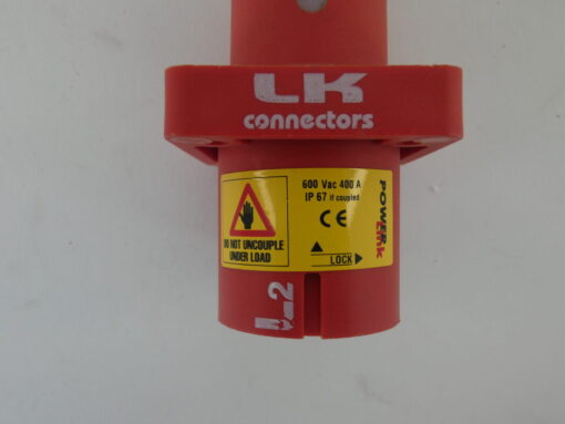 LK Connectors L2 Red Power Link Connector, 600V, 400A – GPM Surplus