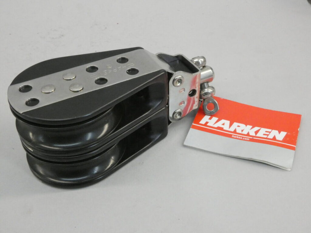 Harken 1544 Pulley 3″ Midrange Double Block – GPM Surplus