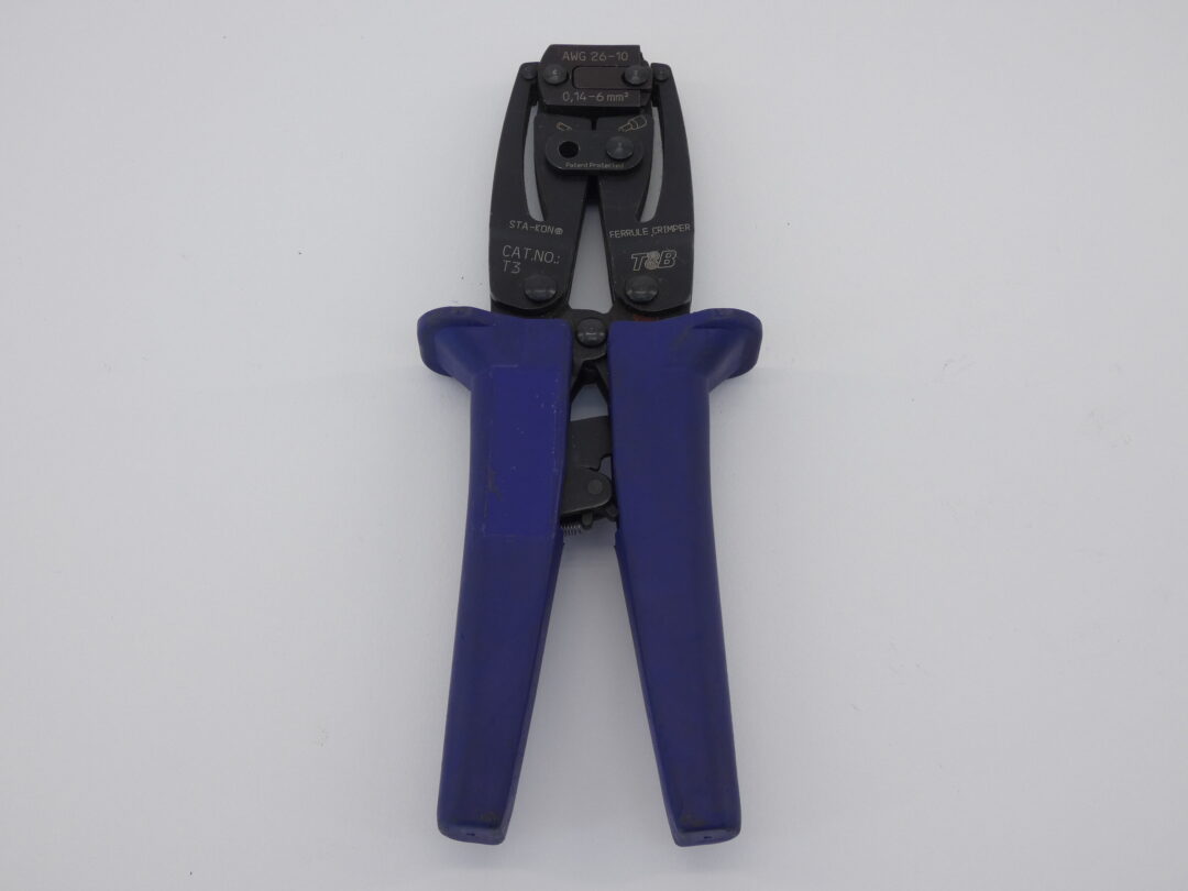 *For Parts/Repair* Thomas & Betts T3 Ferrule Crimper Tool, Sta-Kon, AWG ...