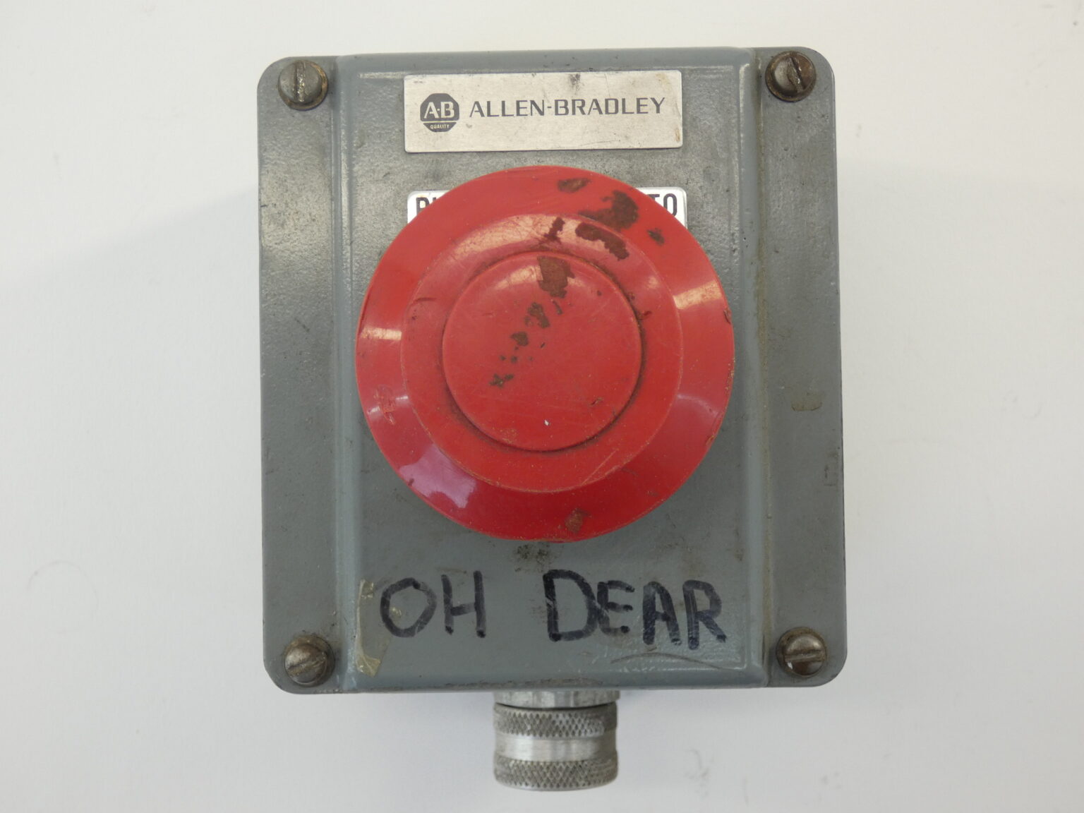 Allen-Bradley Emergency Stop Button – GPM Surplus