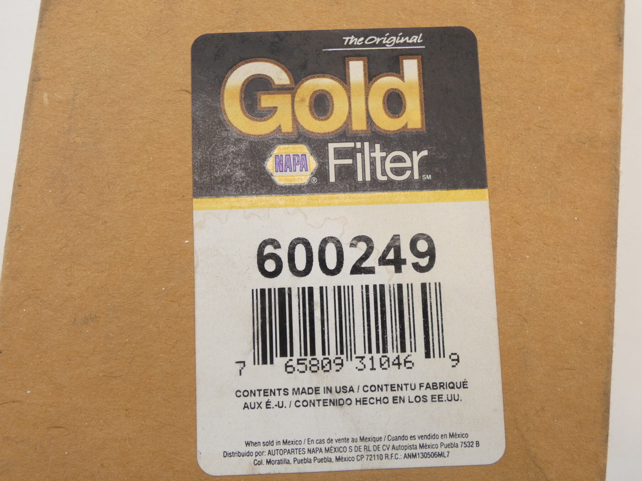 NAPA 600249 Fuel Filter – GPM Surplus