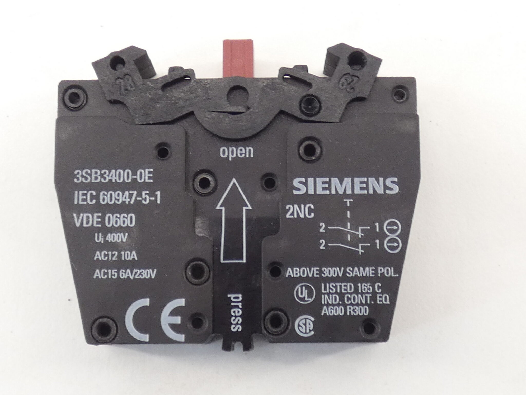 *Lot of 18* Siemens 3SB3400-0E Contact Switch Blocks 400V, 10A – GPM ...