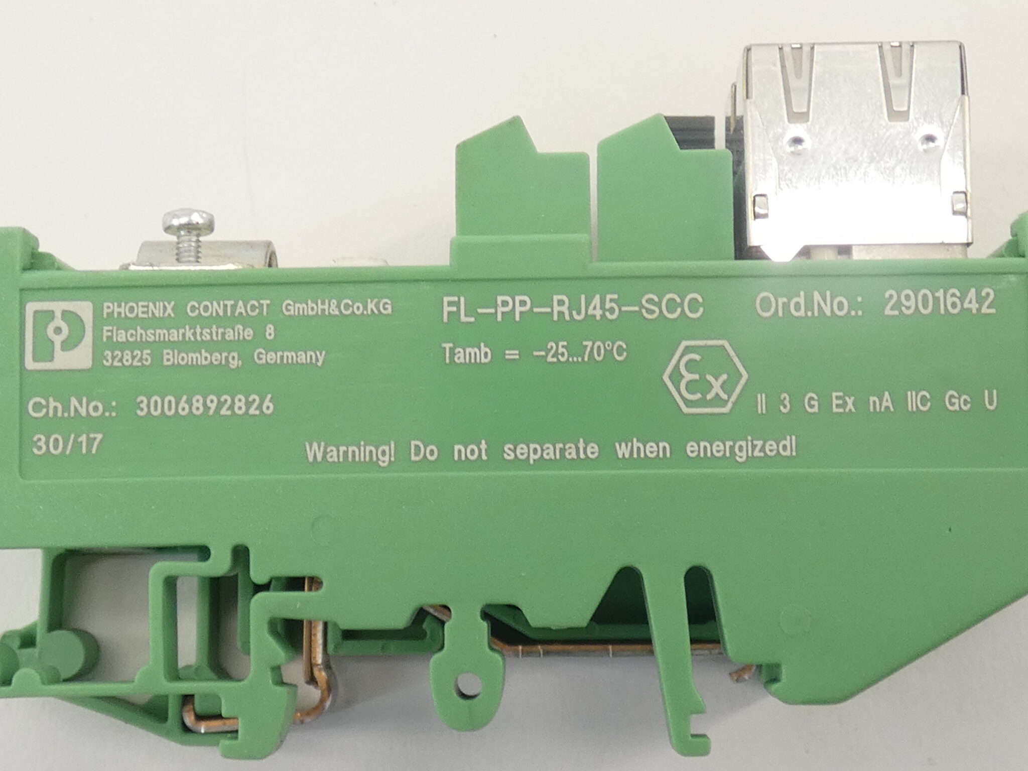 Phoenix Contact FL-PP-RJ45-SCC Patch Panel, 2901642 – GPM Surplus