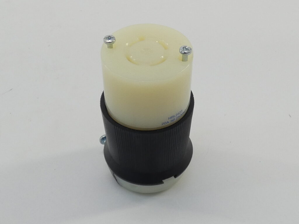 Hubbell HBL2423 Connector, 20A, 3PH, 250VAC, 3P, 4W – GPM Surplus