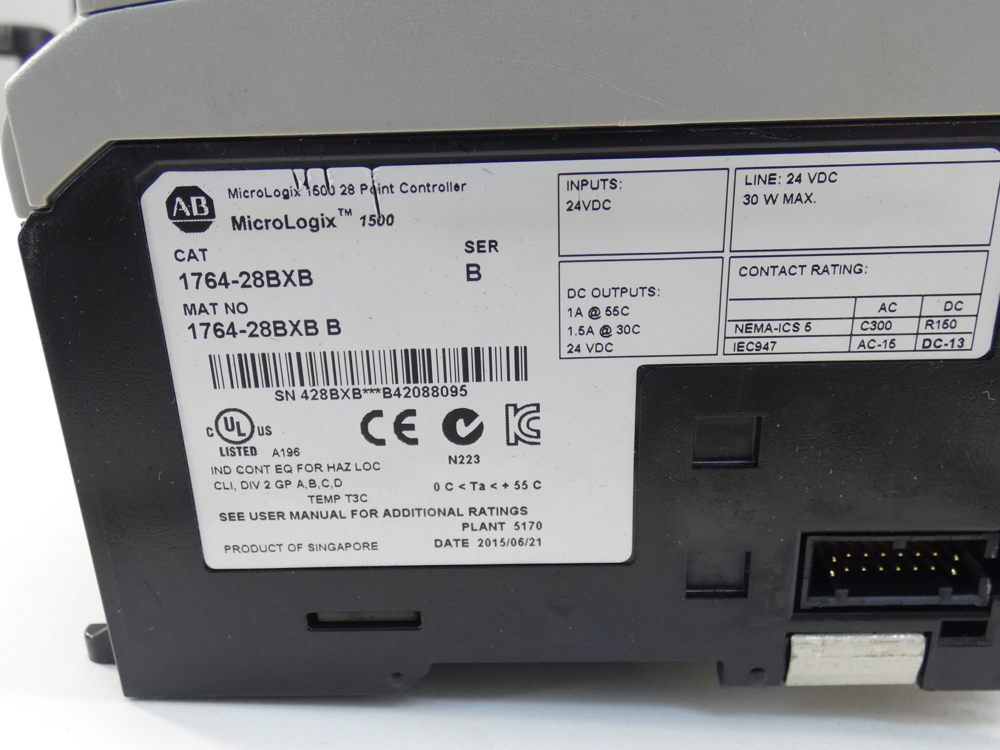 Allen-Bradley Module Lot 179-ECR, 1764-28BXB, 176-CRL1, 1769-PB4, 1769 ...