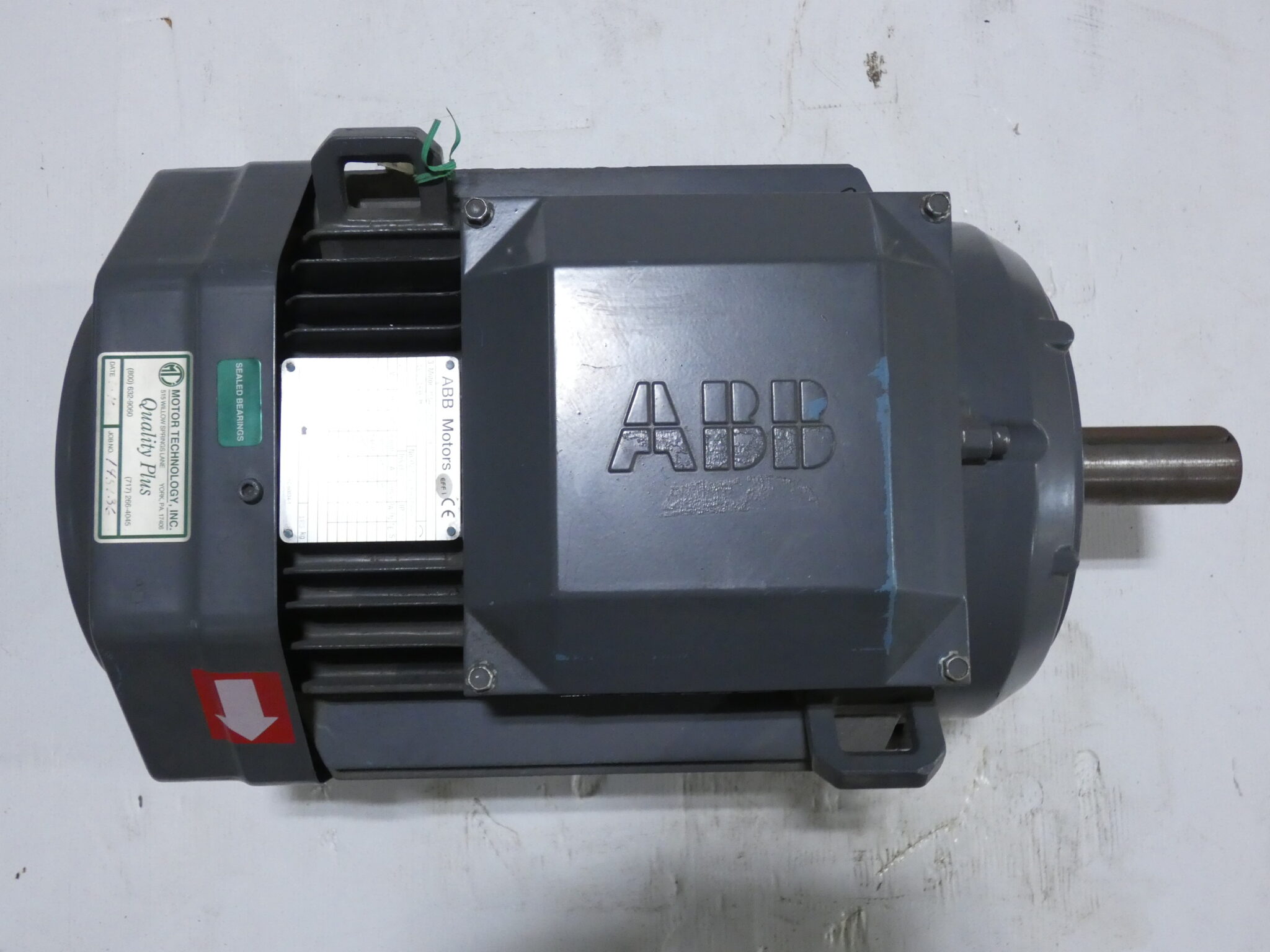 20HP ABB M3AA 160 L 4 Motor, 3GAA162122-ADC, 3PH – GPM Surplus