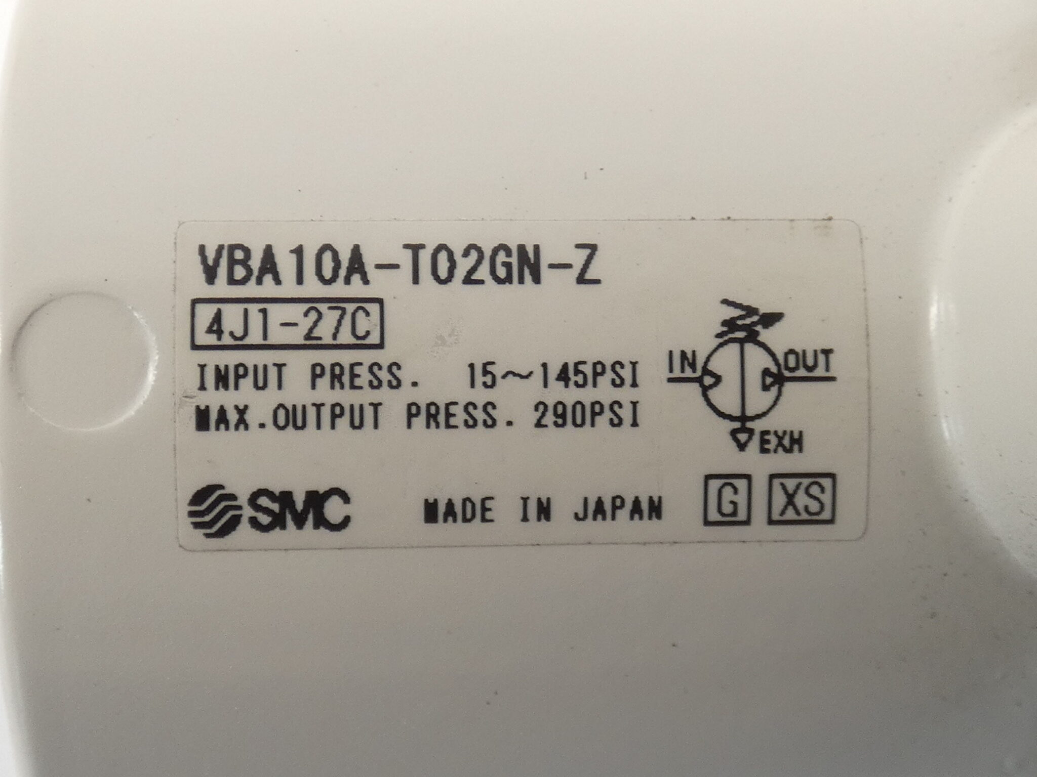 SMC VBA10A-T02GN-Z Booster Regulator 15-145 PSI – GPM Surplus