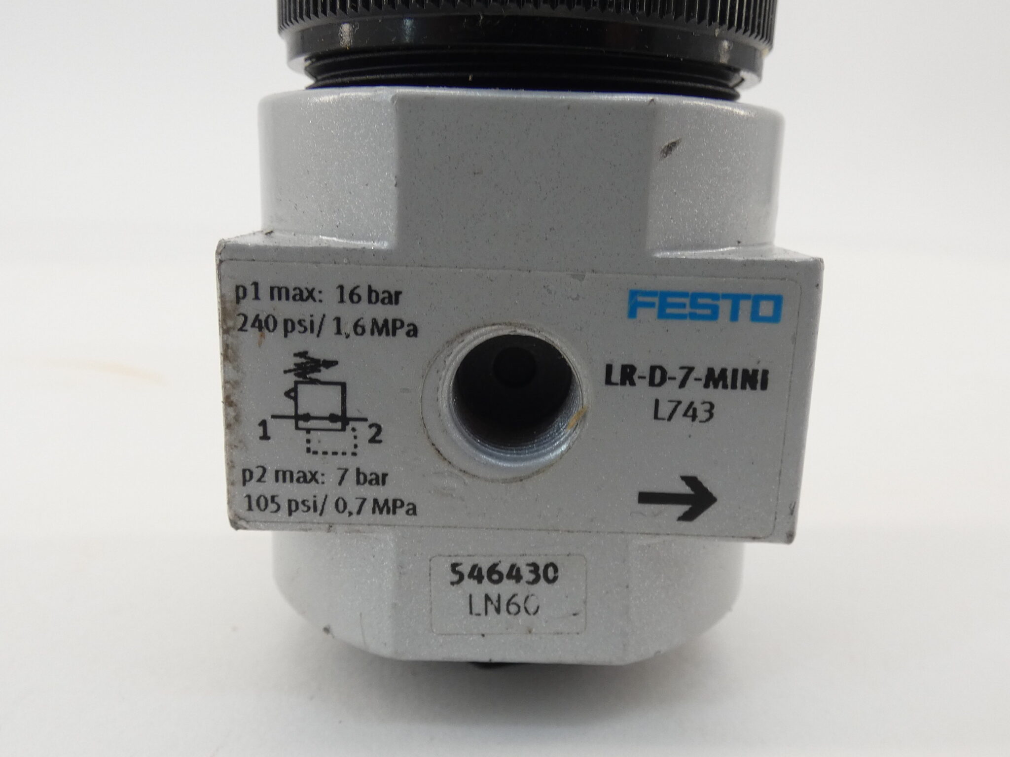Festo LR-D-7-Mini Pneumatic Pressure Regulator 546430 240 PSI – GPM Surplus