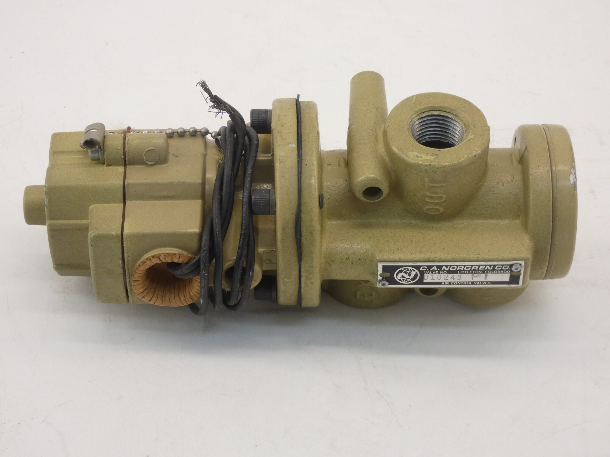 Norgren D1024B P1 Air Control Valve 7/8″ Input 3/4″ Output 120/110V 6W ...