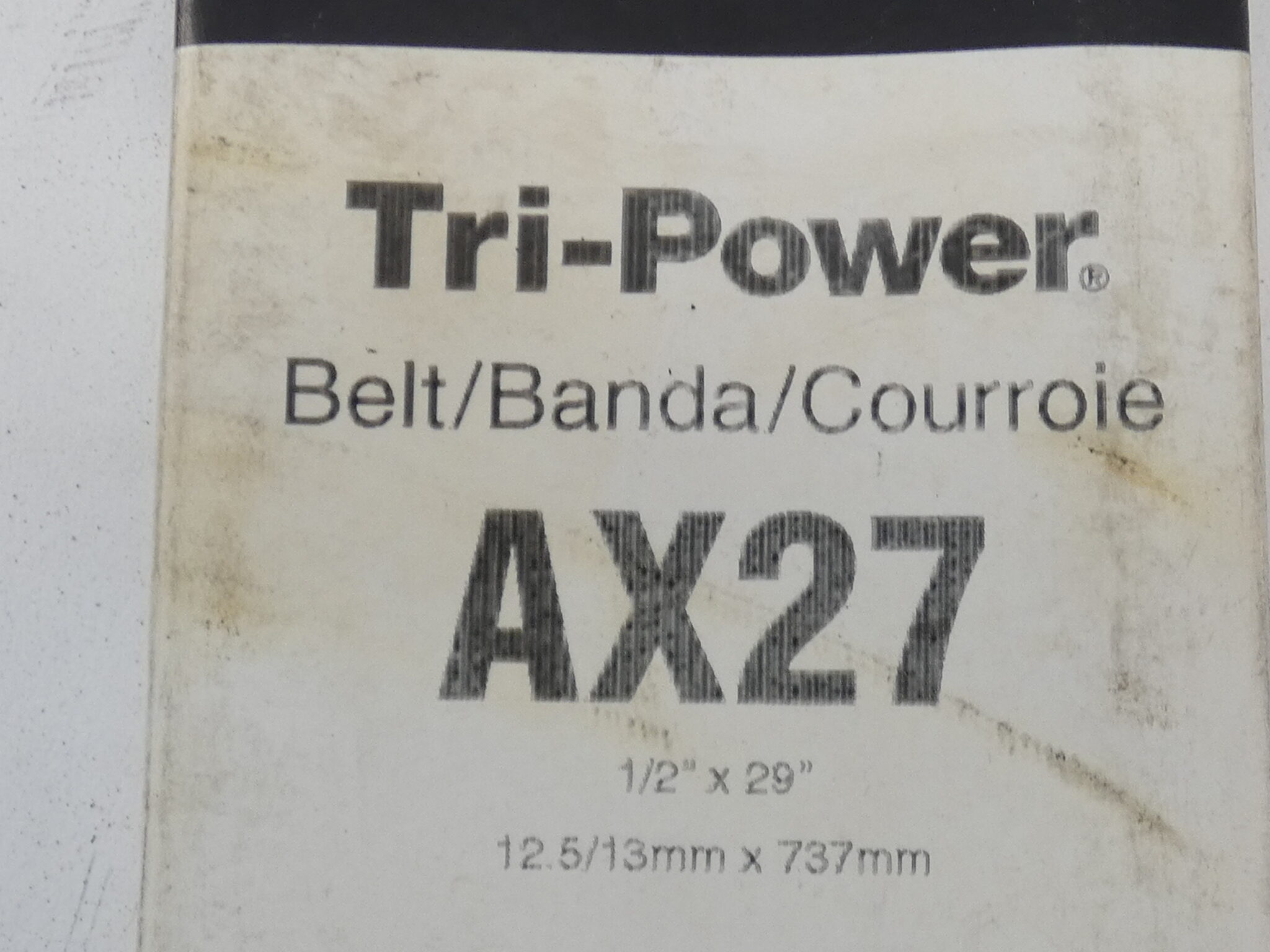 *Lot of 3* Gates AX27 Tri-Power Belt Vextra – GPM Surplus