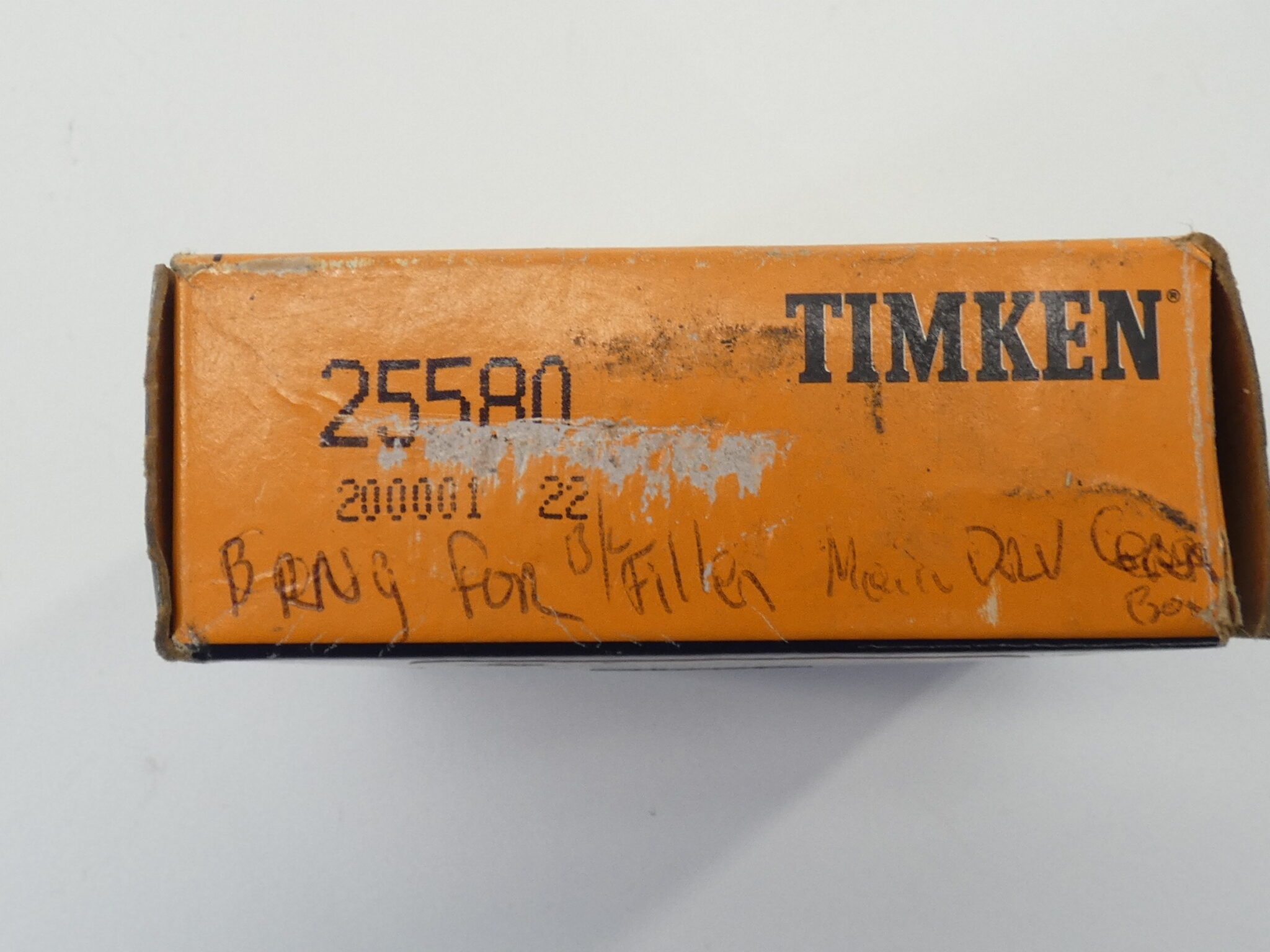 Timken 25580 Tapered Roller Bearing 1-3/4″ Bore 2-7/8″ OD – GPM Surplus