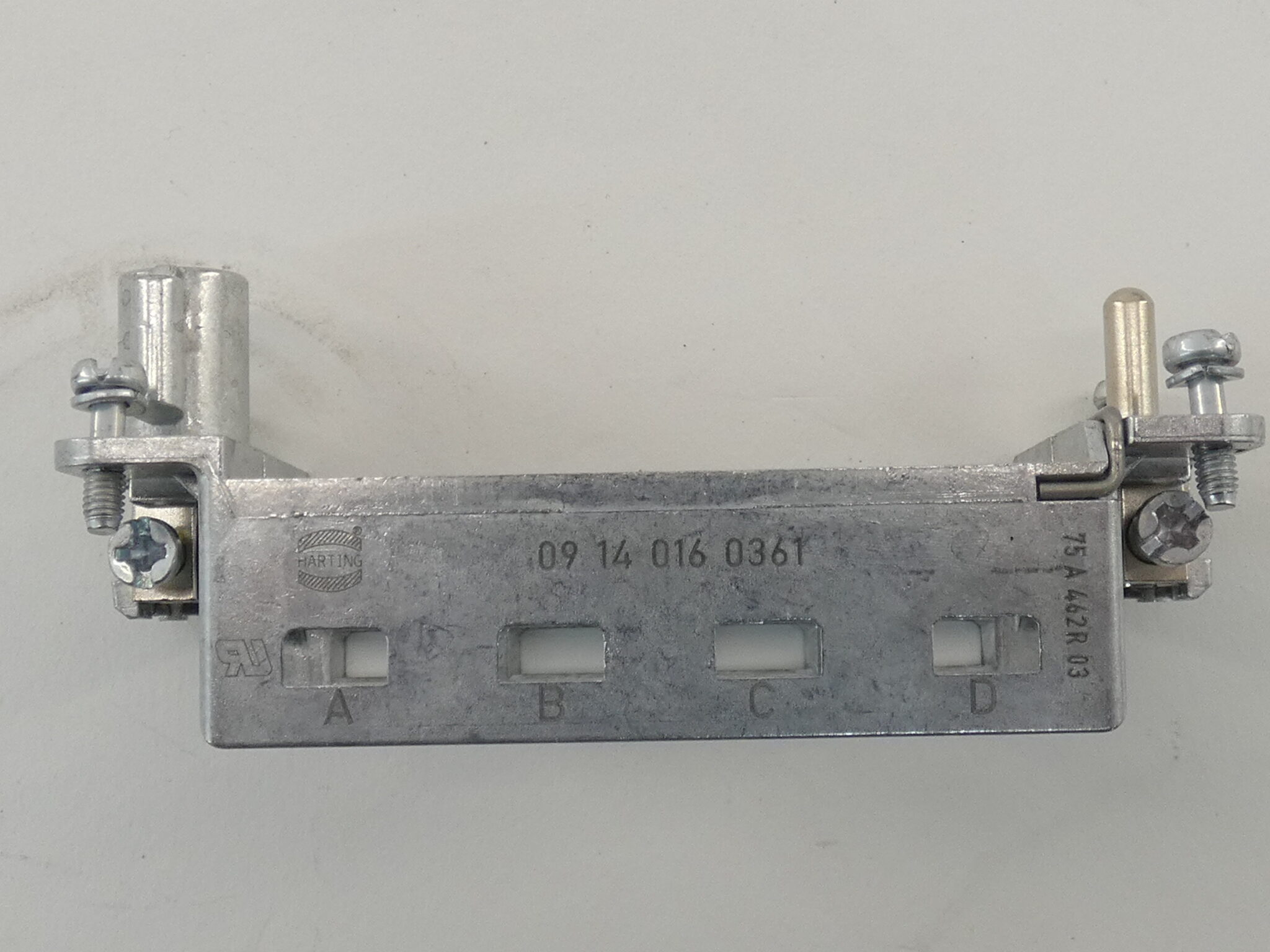 Han Harting 09140160361 Hinged Frame for 4 Modules A-D – GPM Surplus