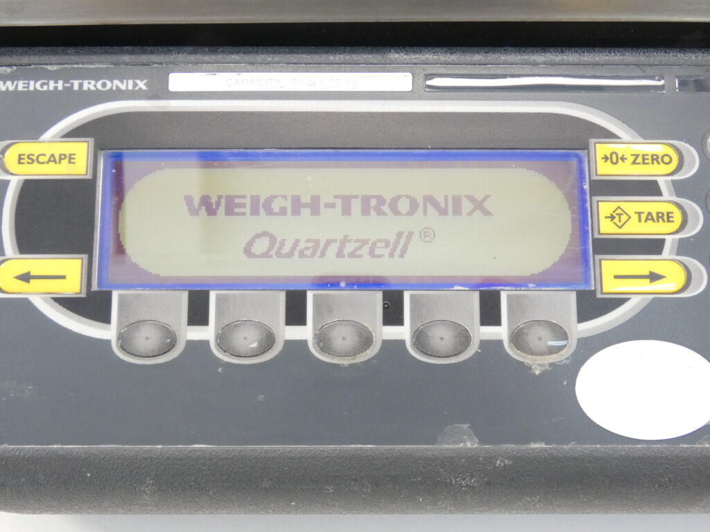 Weigh-Tronix PC-820 Scale 50 Lbs Quartzell – GPM Surplus