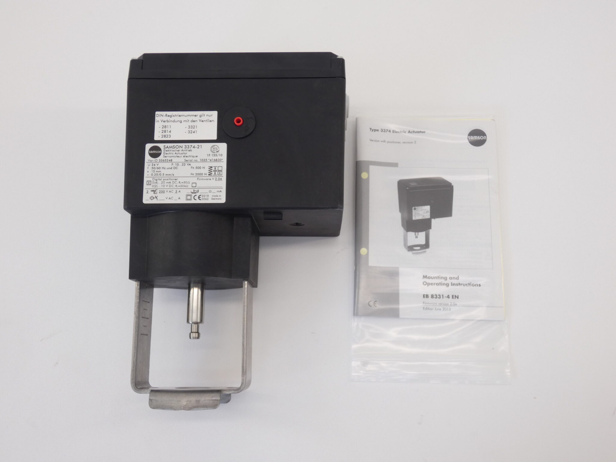 Samson 3374-21 Electric Actuator 24V – GPM Surplus