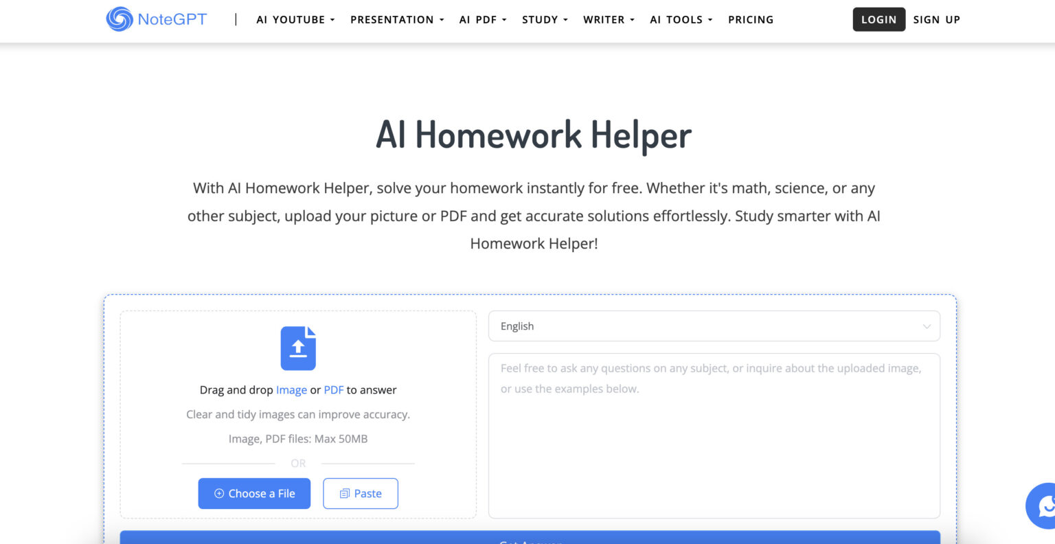 AI Homework Helper:Resuelve y aprende al instante